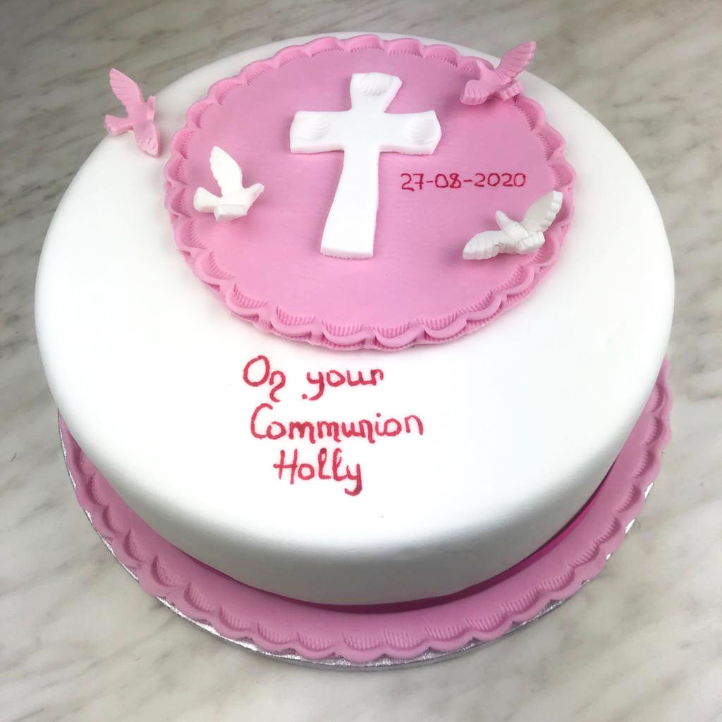 Communion or Confirmation Cross Date Cake - Quigleys