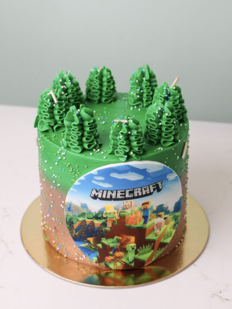 Minecraft Cake - Quigleys