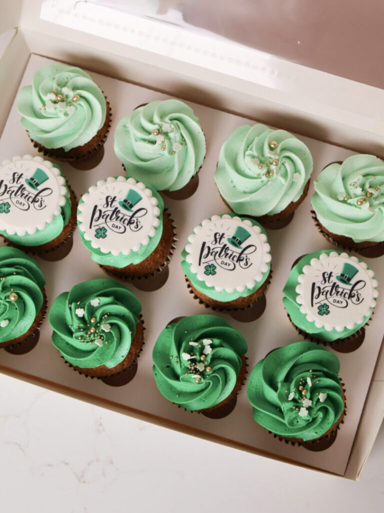 St.Patrick's Day Cupcakes - Optional add your logo - Quigleys